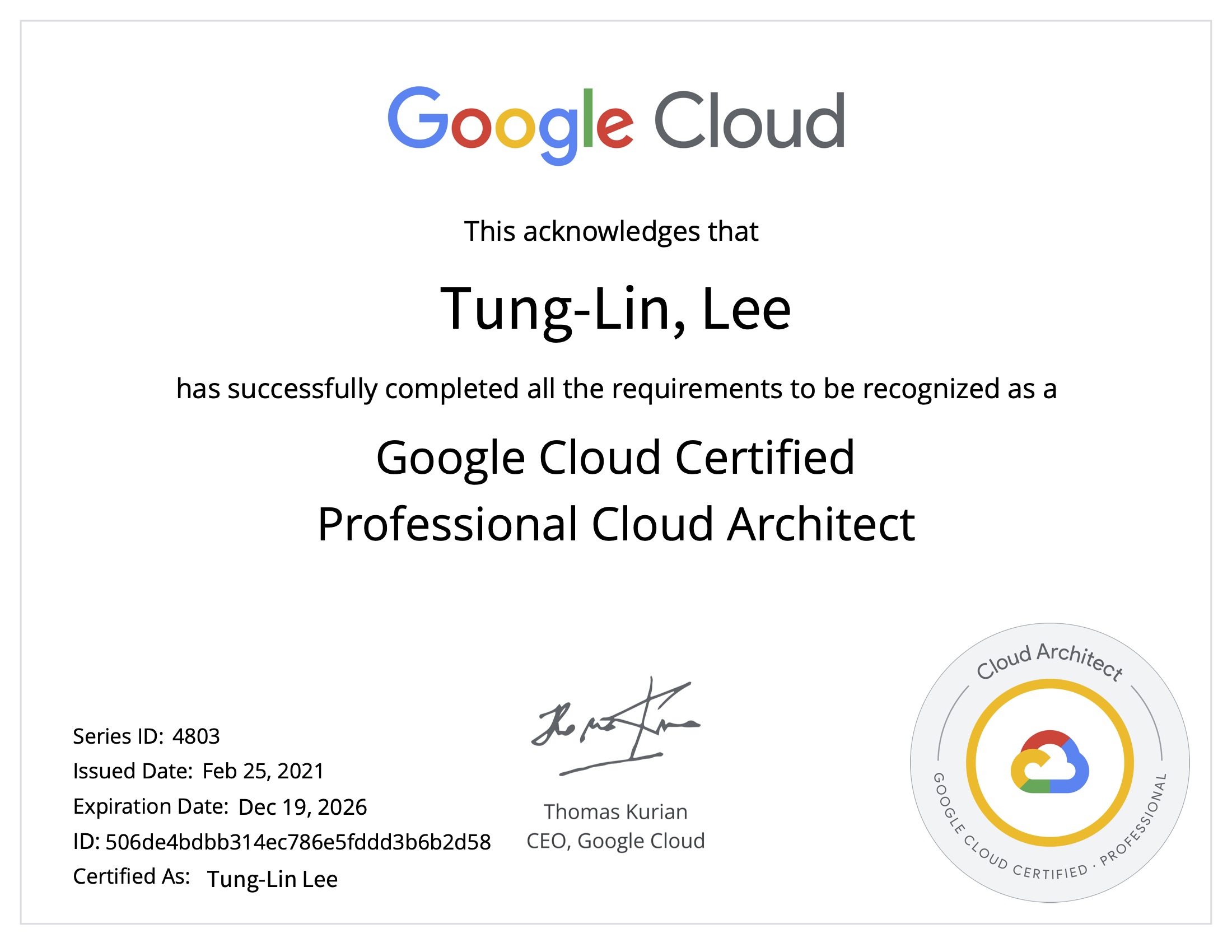 [GCP 證照] 轉職必備 Google Cloud Architect 雲端架構師證照介紹、考試心得與準備方式 – 東東 GCP 教學
