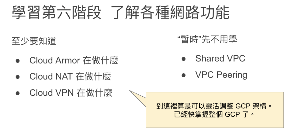 GCP 學習路徑 Learning Roadmap 和八大關卡 - 東東 GCP 教學 - GCP 實戰講師